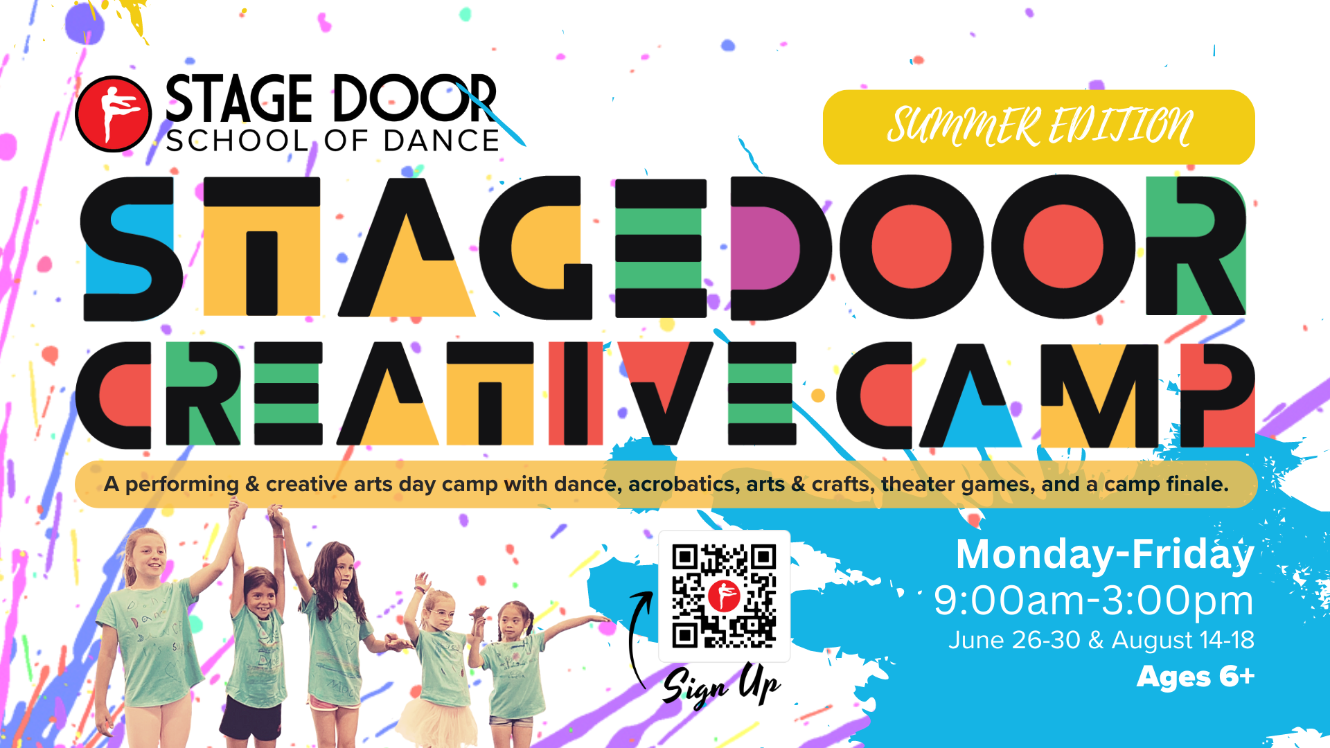 Stage Door Creative Camp: Summer Edition | Stage Door School of Dance