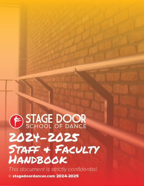 SDSD Staff Handbook '24-'25 | Stage Door School of Dance